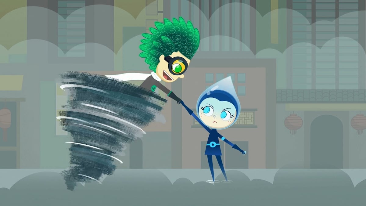 Están listos para divertirse salvando al mundo. Meteo Héroes la serie ...